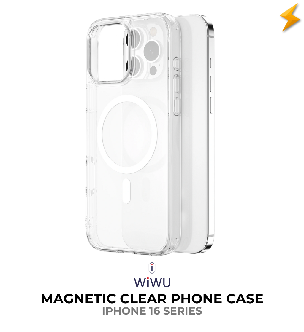 WIWU Magnetic Clear Phone Case for IP16 series - TheSparkTech