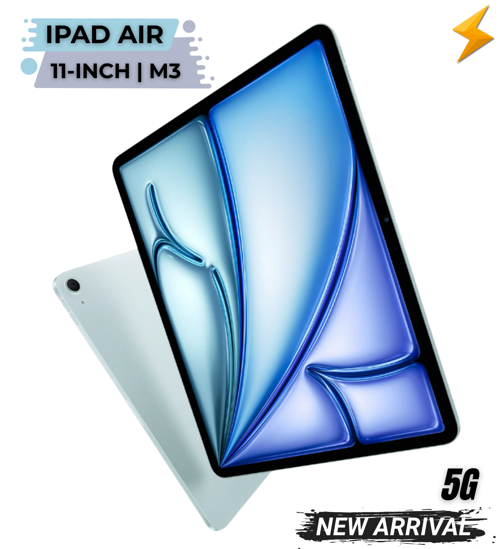 iPad Air 11-inch M3 Chip 128GB Wi-Fi + Cellular - TheSparkTech