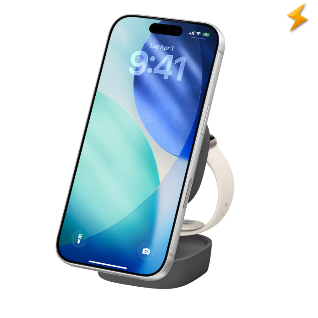 Belkin UltraCharge Pro 2-in-1 Convertible Magnetic Charger - TheSparkTech